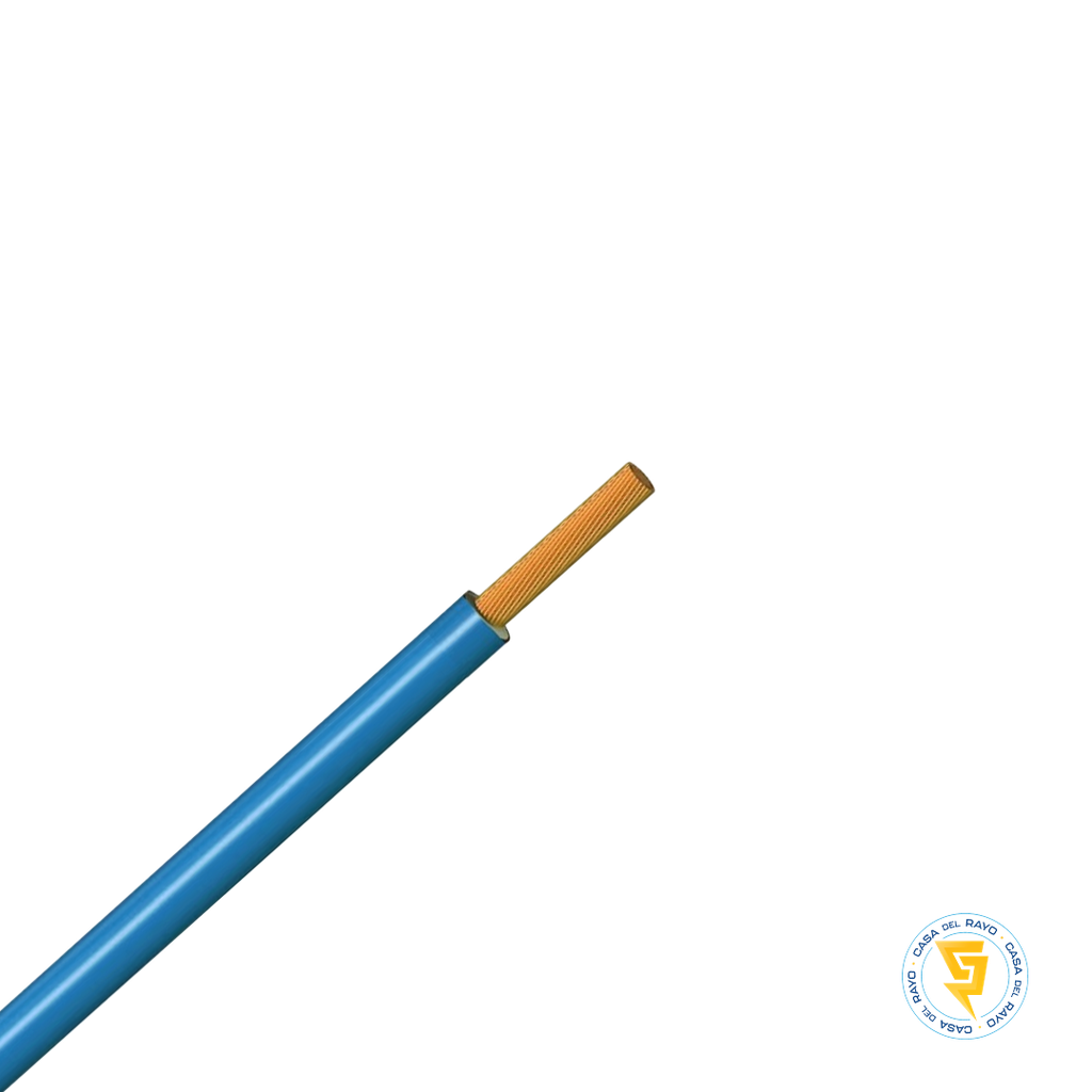 CABLE EVA 6MM AZUL LIBRE DE HALOGENO | casadelrayo.cl